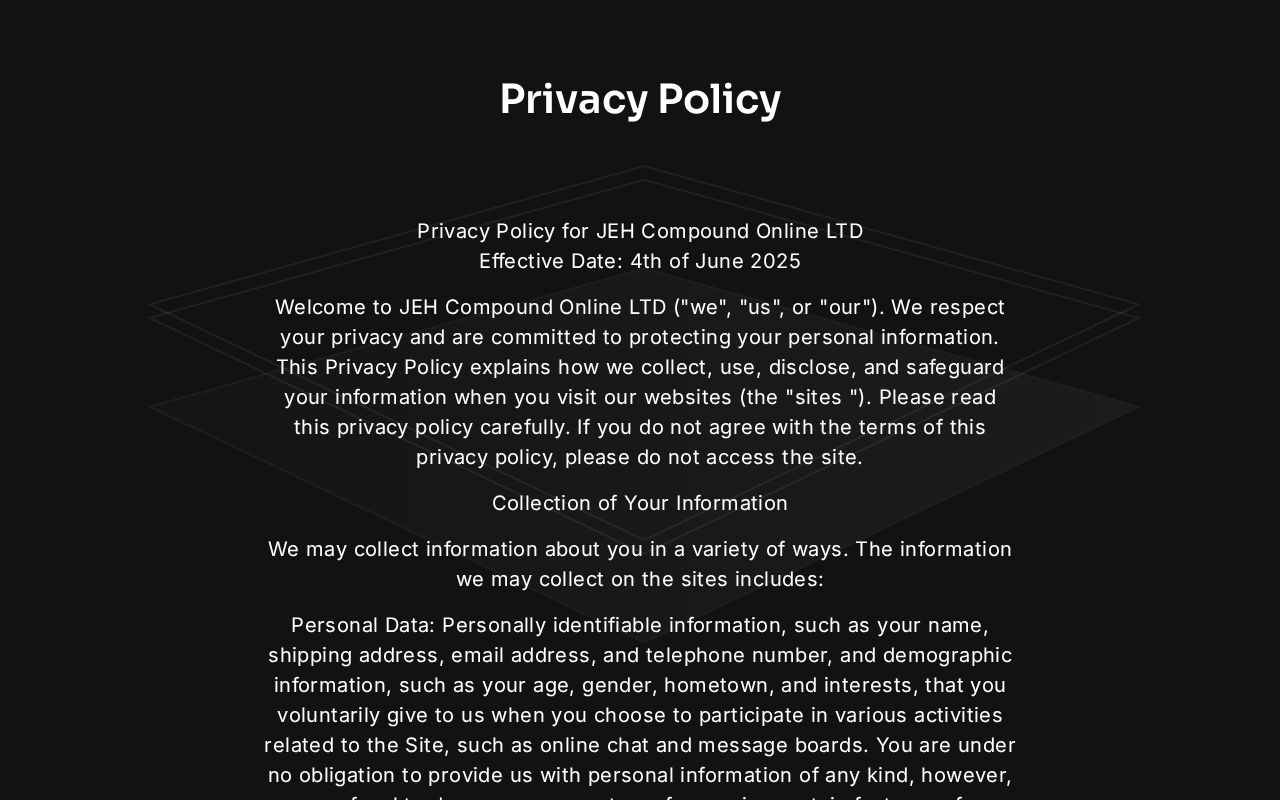 Privacy Policy